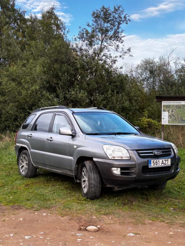 Серый Киа Sportage 2007 в Тарту, объемом двигателя 2.00 л и пробегом 238 тыс. км за 1300 €, фото 3 на AUTOMOTO.COM.LV