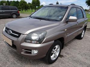 Grey Kia Sportage 2008 in Kaunas, with an engine capacity of 1.98 L and mileage of 134 thousand km for 2700 €, photo  on AUTOMOTO.COM.LV