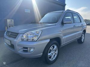 Grey Kia Sportage 2008 in Marijampole, with an engine capacity of 1.98 L and mileage of 191 thousand km for 3699 €, photo  on AUTOMOTO.COM.LV