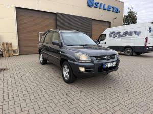 Grey Kia Sportage 2008 in Vilnius, with an engine capacity of 1.99 L and mileage of 288 thousand km for 3000 €, photo  on AUTOMOTO.COM.LV