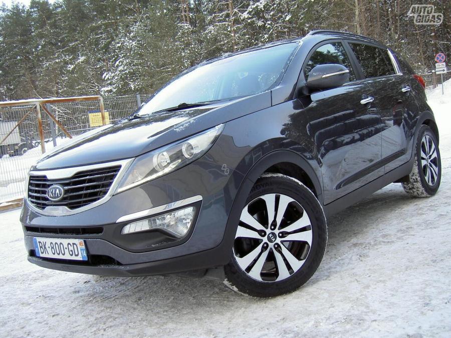 Pelēks Kia Sportage 2011 Viļņa, ar dzinēja tilpumu 1.70 L un nobraukumu 191 tūkst. km par 6299 €, foto 1 vietnē AUTOMOTO.COM.LV