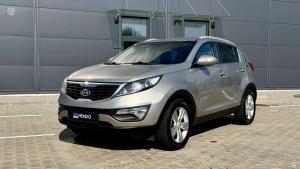 Grey Kia Sportage 2011 in Vilnius, with an engine capacity of 1.99 L and mileage of 340 thousand km for 4990 €, photo  on AUTOMOTO.COM.LV