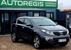 Pelēks Kia Sportage 2012 Kretinga, ar dzinēja tilpumu 2.00 L un nobraukumu 234 tūkst. km par 8600 €, foto  vietnē AUTOMOTO.COM.LV