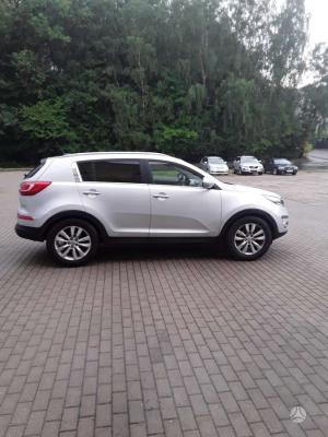 Grey Kia Sportage 2012 in Vilnius, with an engine capacity of 2.36 L and mileage of 250 thousand km for 5100 €, photo  on AUTOMOTO.COM.LV