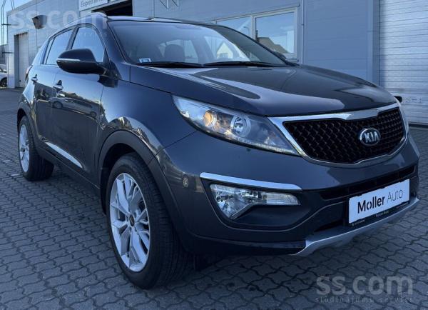 Grey Kia Sportage 2014 in Ventspils, with an engine capacity of 1.70 L and mileage of 122 thousand km for 18000 €, photo 3 on AUTOMOTO.COM.LV