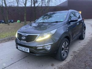 Grey Kia Sportage 2014 in Kaunas, with an engine capacity of 2.00 L and mileage of 153 thousand km for 2650 €, photo  on AUTOMOTO.COM.LV