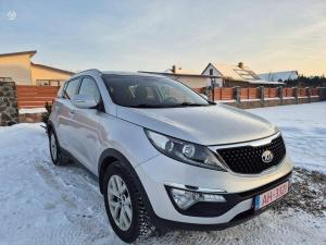 Grey Kia Sportage 2014 in Marijampole, with an engine capacity of 1.69 L and mileage of 190 thousand km for 7500 €, photo  on AUTOMOTO.COM.LV