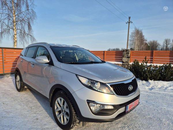 Pelēks Kia Sportage 2014 Marijampole, ar dzinēja tilpumu 1.69 L un nobraukumu 190 tūkst. km par 7500 €, foto 5 vietnē AUTOMOTO.COM.LV