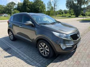 Grey Kia Sportage 2014 in Ventspils, with an engine capacity of 2.00 L and mileage of 265 thousand km for 8000 €, photo  on AUTOMOTO.COM.LV