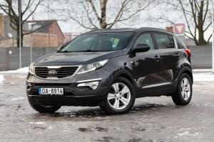 Pelēks Kia Sportage 2014 Jelgava, ar dzinēja tilpumu 1.70 L un nobraukumu 161 tūkst. km par 6500 €, foto  vietnē AUTOMOTO.COM.LV