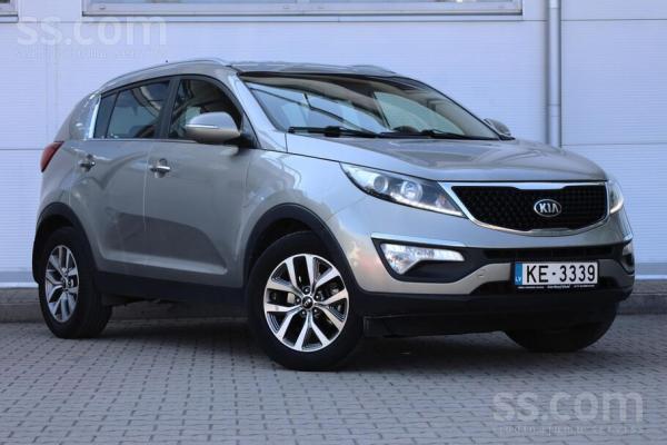 Grey Kia Sportage 2015 in Riga, with an engine capacity of 1.60 L and mileage of 0 thousand km for 5495 €, photo 3 on AUTOMOTO.COM.LV