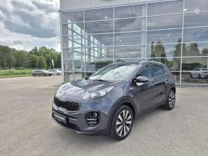 Grey Kia Sportage 2016 in Panevezys, with an engine capacity of 1.69 L and mileage of 144 thousand km for 9900 €, photo  on AUTOMOTO.COM.LV