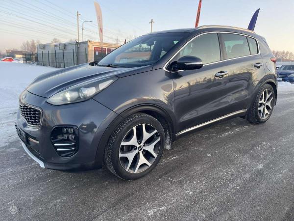 Grey Kia Sportage 2017 in Kaunas, with an engine capacity of 1.69 L and mileage of 255 thousand km for 9650 €, photo 2 on AUTOMOTO.COM.LV