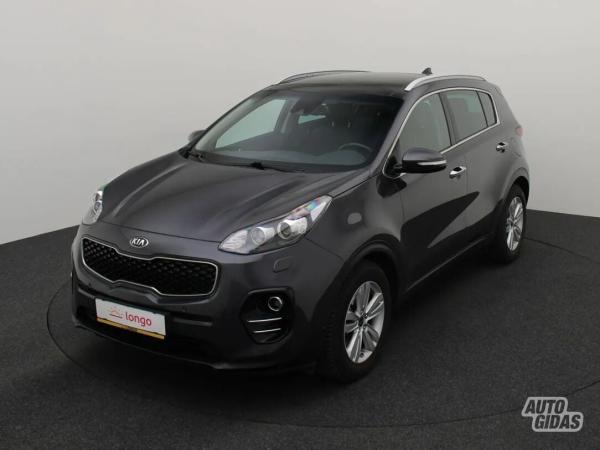 Grey Kia Sportage 2017 in Vilnius, with an engine capacity of 1.70 L and mileage of 128 thousand km for 16199 €, photo 1 on AUTOMOTO.COM.LV