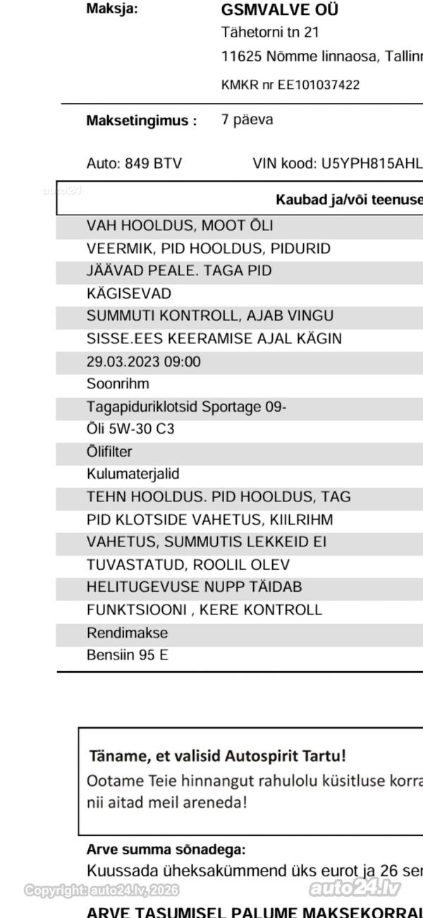 Pelēks Kia Sportage 2017 Elva, ar dzinēja tilpumu 1.70 L un nobraukumu 255 tūkst. km par 9499 €, foto 10 vietnē AUTOMOTO.COM.LV