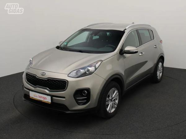 Grey Kia Sportage 2017 in Vilnius, with an engine capacity of 1.60 L and mileage of 146 thousand km for 12699 €, photo 1 on AUTOMOTO.COM.LV