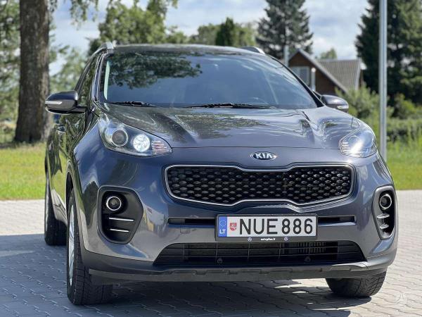Grey Kia Sportage 2017 in Utena, with an engine capacity of 1.69 L and mileage of 201 thousand km for 8650 €, photo 2 on AUTOMOTO.COM.LV