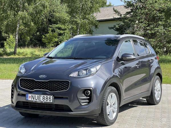 Grey Kia Sportage 2017 in Utena, with an engine capacity of 1.69 L and mileage of 201 thousand km for 8650 €, photo 4 on AUTOMOTO.COM.LV