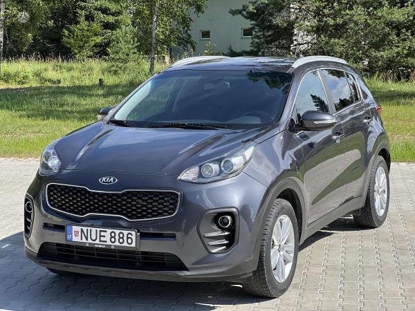 Grey Kia Sportage 2017 in Utena, with an engine capacity of 1.69 L and mileage of 201 thousand km for 8650 €, photo 5 on AUTOMOTO.COM.LV