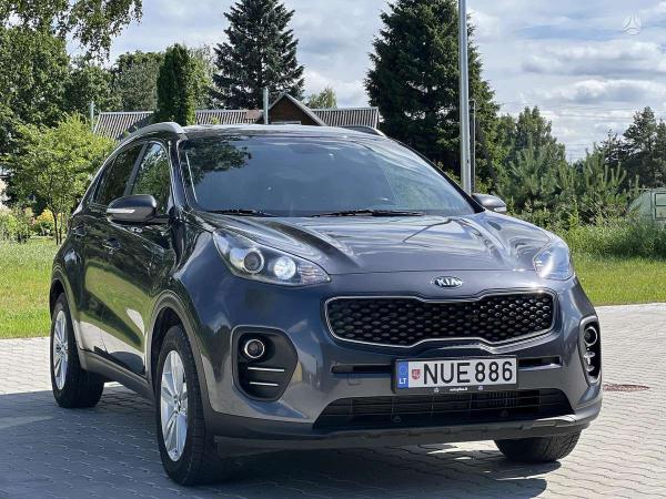 Grey Kia Sportage 2017 in Utena, with an engine capacity of 1.69 L and mileage of 201 thousand km for 8650 €, photo 7 on AUTOMOTO.COM.LV