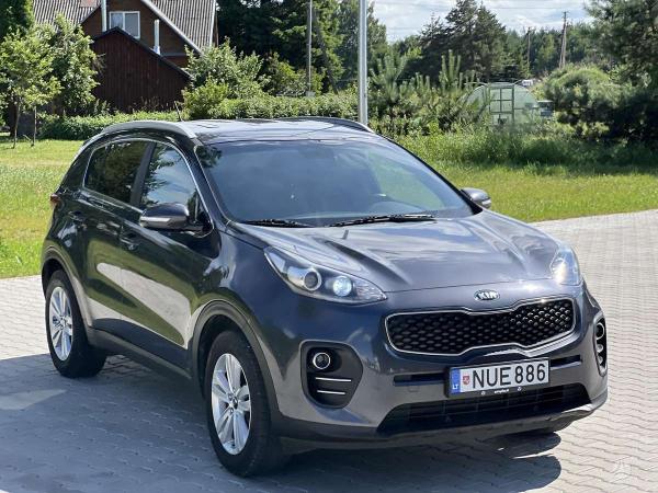 Grey Kia Sportage 2017 in Utena, with an engine capacity of 1.69 L and mileage of 201 thousand km for 8650 €, photo 8 on AUTOMOTO.COM.LV