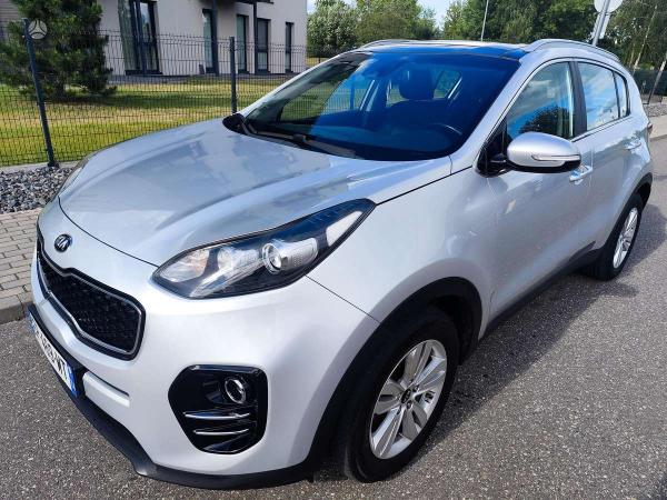 Grey Kia Sportage 2017 in Kaunas, with an engine capacity of 1.69 L and mileage of 190 thousand km for 10495 €, photo 3 on AUTOMOTO.COM.LV