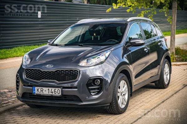 Pelēks Kia Sportage 2017 Rīga, ar dzinēja tilpumu 2.00 L un nobraukumu 87 tūkst. km par 12990 €, foto 1 vietnē AUTOMOTO.COM.LV