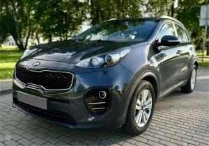 Grey Kia Sportage 2018 in Taurage, with an engine capacity of 1.69 L and mileage of 186 thousand km for 11700 €, photo  on AUTOMOTO.COM.LV