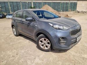 Grey Kia Sportage 2018 in Jonava, with an engine capacity of 1.70 L and mileage of 125 thousand km for 3399 €, photo  on AUTOMOTO.COM.LV