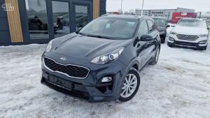 Grey Kia Sportage 2019 in Marijampole, with an engine capacity of 1.60 L and mileage of 173 thousand km for 13490 €, photo  on AUTOMOTO.COM.LV
