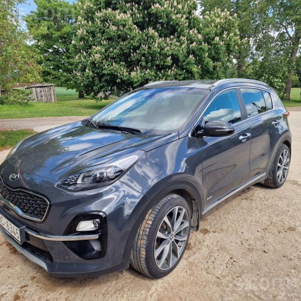 Pelēks Kia Sportage 2019 Liepāja, ar dzinēja tilpumu 1.60 L un nobraukumu 74 tūkst. km par 14800 €, foto 1 vietnē AUTOMOTO.COM.LV