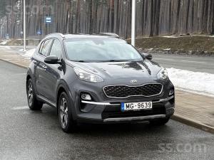 Grey Kia Sportage 2019 in Riga, with an engine capacity of 1.60 L and mileage of 170 thousand km for 16999 €, photo  on AUTOMOTO.COM.LV