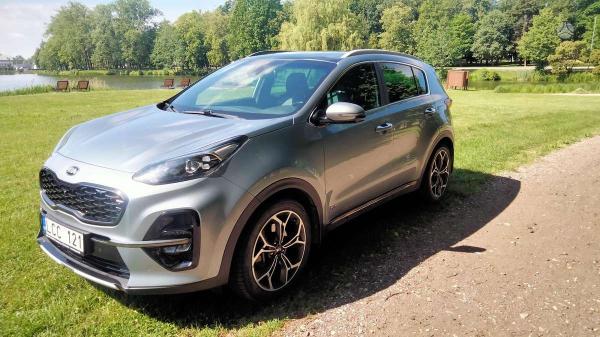 Серый Киа Sportage 2019 в Шакяй, объемом двигателя 1.59 л и пробегом 66 тыс. км за 21800 €, фото 3 на AUTOMOTO.COM.LV