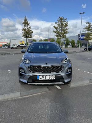 Grey Kia Sportage 2021 in Klaipeda, with an engine capacity of 1.59 L and mileage of 49 thousand km for 19500 €, photo  on AUTOMOTO.COM.LV