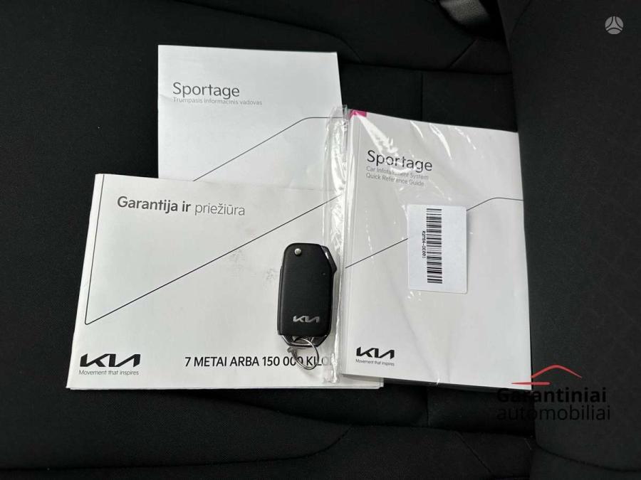 Pelēks Kia Sportage 2023 Viļņa, ar dzinēja tilpumu 1.60 L un nobraukumu 70 tūkst. km par 22500 €, foto 27 vietnē AUTOMOTO.COM.LV