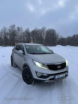Pelēks Kia Sportage 2014 Tallina, ar dzinēja tilpumu 1.70 L un nobraukumu 280 tūkst. km par 8999 €, foto  vietnē AUTOMOTO.COM.LV