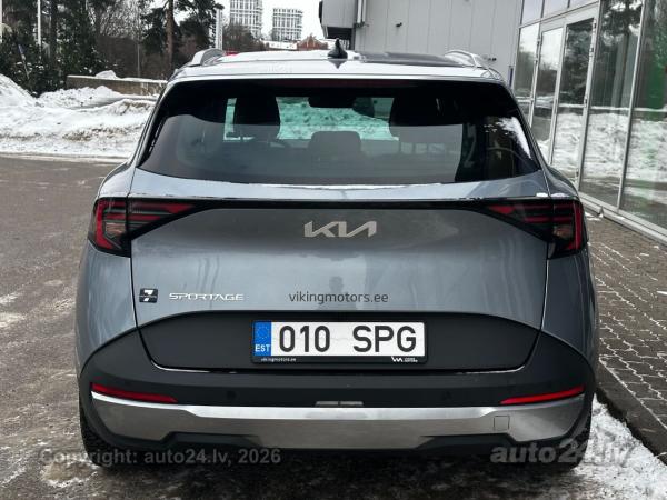 Grey Kia Sportage 2025 in Tallinn, with an engine capacity of 1.60 L and mileage of 9 thousand km for 33500 €, photo 4 on AUTOMOTO.COM.LV