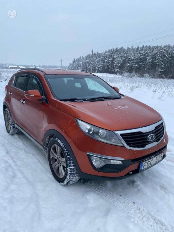 Oranžs Kia Sportage 2012 Viļņa, ar dzinēja tilpumu 1.69 L un nobraukumu 217 tūkst. km par 6700 €, foto 3 vietnē AUTOMOTO.COM.LV
