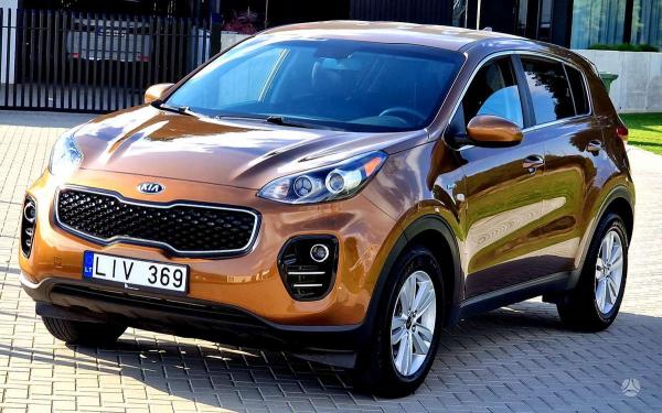 Oranžs Kia Sportage 2017 Viļņa, ar dzinēja tilpumu 2.40 L un nobraukumu 200 tūkst. km par 10500 €, foto 1 vietnē AUTOMOTO.COM.LV