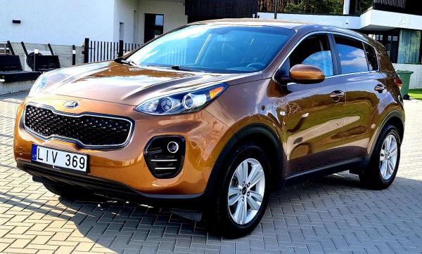 Oranžs Kia Sportage 2017 Viļņa, ar dzinēja tilpumu 2.40 L un nobraukumu 200 tūkst. km par 10500 €, foto 5 vietnē AUTOMOTO.COM.LV