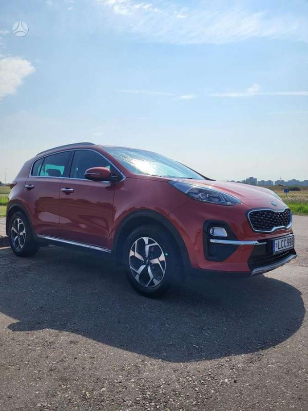 Orange Kia Sportage 2019 in Kaunas, with an engine capacity of 1.59 L and mileage of 85 thousand km for 13900 €, photo 5 on AUTOMOTO.COM.LV