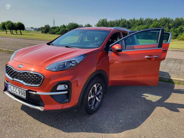 Orange Kia Sportage 2019 in Kaunas, with an engine capacity of 1.59 L and mileage of 85 thousand km for 13900 €, photo 7 on AUTOMOTO.COM.LV