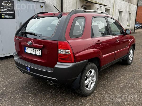 Красный Киа Sportage 2005 в Даугавпилс, объемом двигателя 2.00 л и пробегом 0 тыс. км за 2490 €, фото 6 на AUTOMOTO.COM.LV