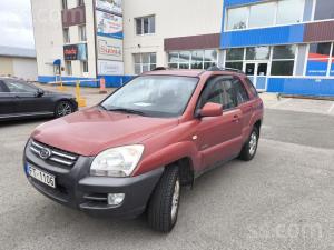 Красный Киа Sportage 2006 в Рига, объемом двигателя 2.00 л и пробегом 341 тыс. км за 3000 €, фото  на AUTOMOTO.COM.LV