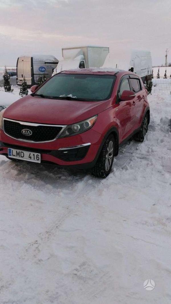 Sarkans Kia Sportage 2014 Klaipėda, ar dzinēja tilpumu 2.36 L un nobraukumu 180 tūkst. km par 4500 €, foto 1 vietnē AUTOMOTO.COM.LV