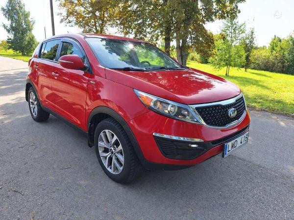 Sarkans Kia Sportage 2014 Kelmė, ar dzinēja tilpumu 2.40 L un nobraukumu 167 tūkst. km par 5900 €, foto 1 vietnē AUTOMOTO.COM.LV