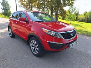 Sarkans Kia Sportage 2014 Kelmė, ar dzinēja tilpumu 2.40 L un nobraukumu 167 tūkst. km par 5900 €, foto  vietnē AUTOMOTO.COM.LV