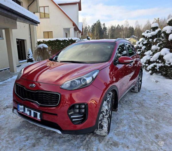 Red Kia Sportage 2016 in Utena, with an engine capacity of 1.59 L and mileage of 208 thousand km for 10300 €, photo 2 on AUTOMOTO.COM.LV
