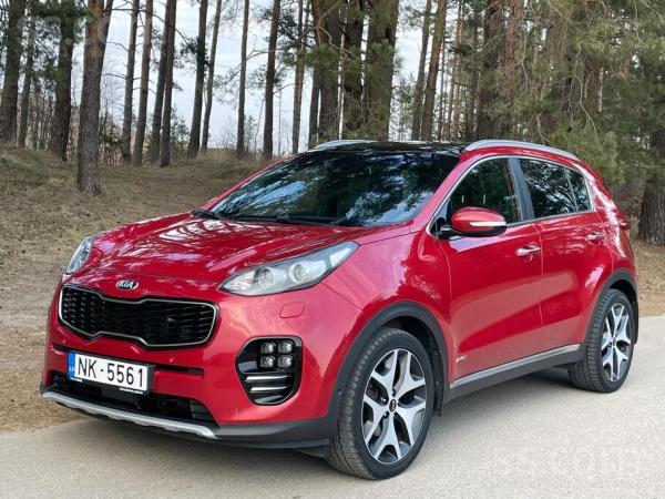 Red Kia Sportage 2016 in Riga, with an engine capacity of 2.00 L and mileage of 245 thousand km for 8600 €, photo 1 on AUTOMOTO.COM.LV