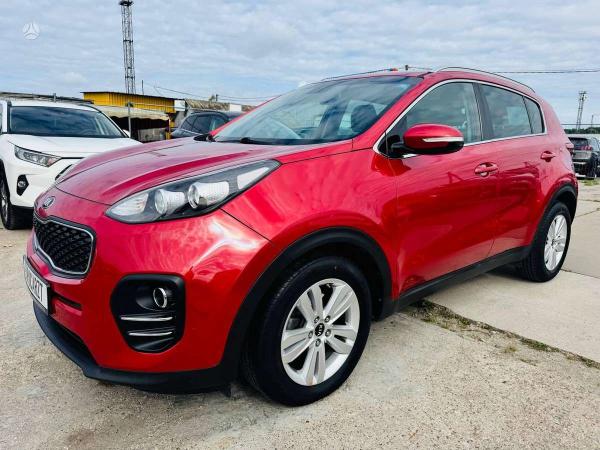 Red Kia Sportage 2016 in Kaunas, with an engine capacity of 1.60 L and mileage of 106 thousand km for 13200 €, photo 1 on AUTOMOTO.COM.LV